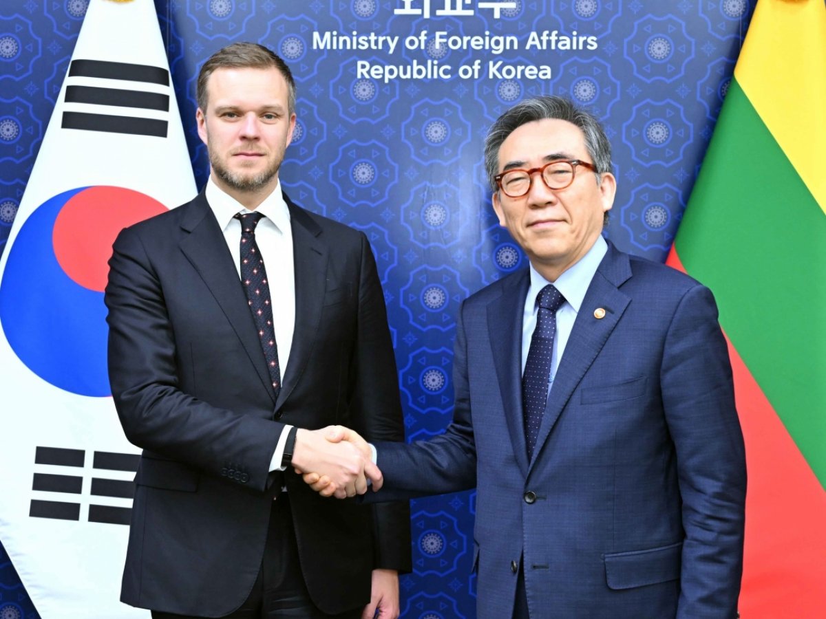 Landsbergis meets with Minister Cho Tae-yul: “We see South Korea as our ...