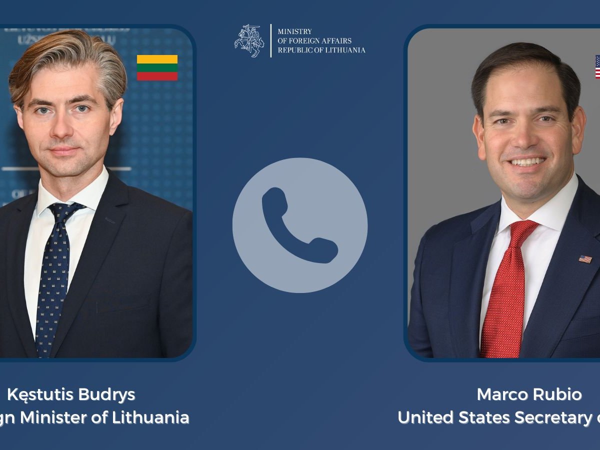 Minister Budrys had a telephone conversation with the U.S. Secretary of ...